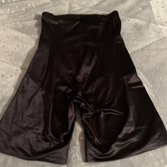 Cupid | Intimates & Sleepwear | Cupid Black Satin Shapewear Control ...